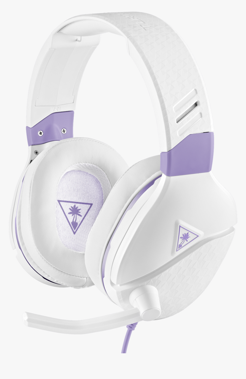 White And Purple Turtle Beach Headset, HD Png Download , Transparent ...