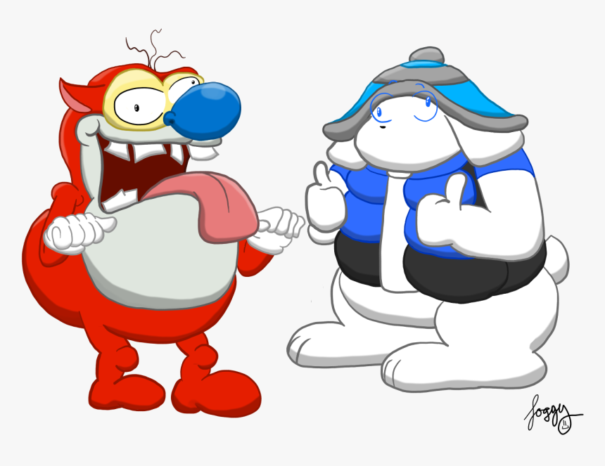 Scuff & Stimpy - Cartoon, HD Png Download , Transparent Png Image - PNGitem