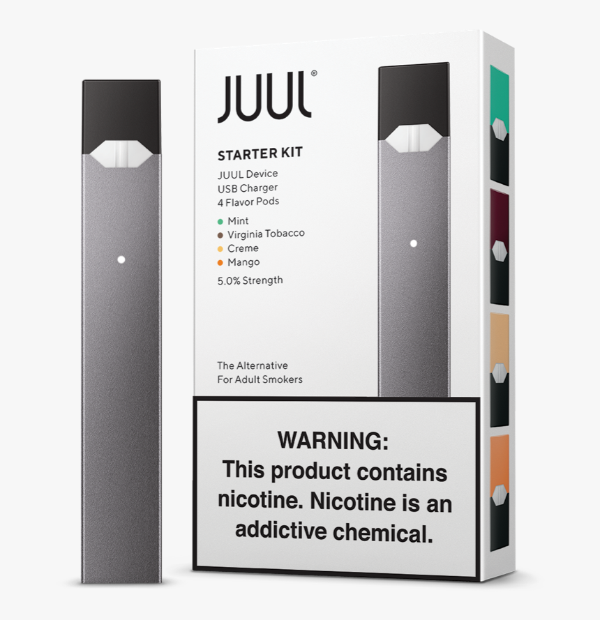 Free Juul Starter Kit , Png Download - Ingredients In Juul Pods ...