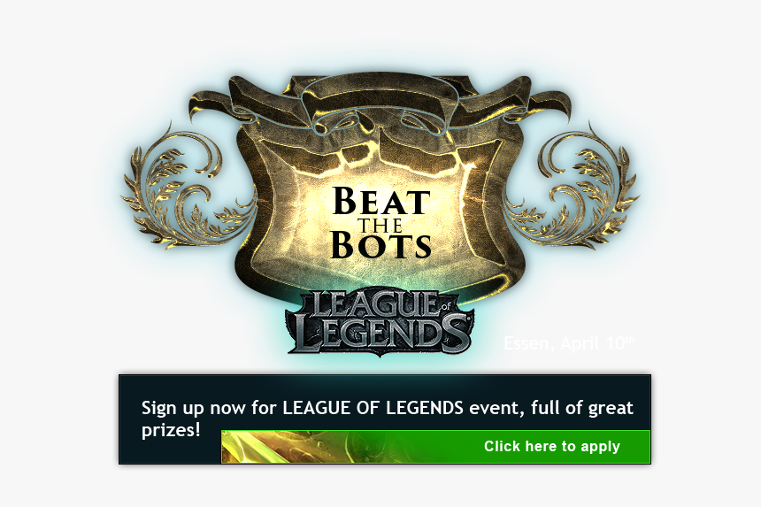 Beat The Bots - League Of Legends, HD Png Download , Transparent Png ...