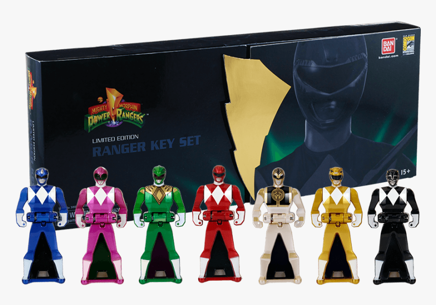 Bandai 2014 Sdcc Exclusive Ranger Keys - Power Rangers Mighty Morphin ...