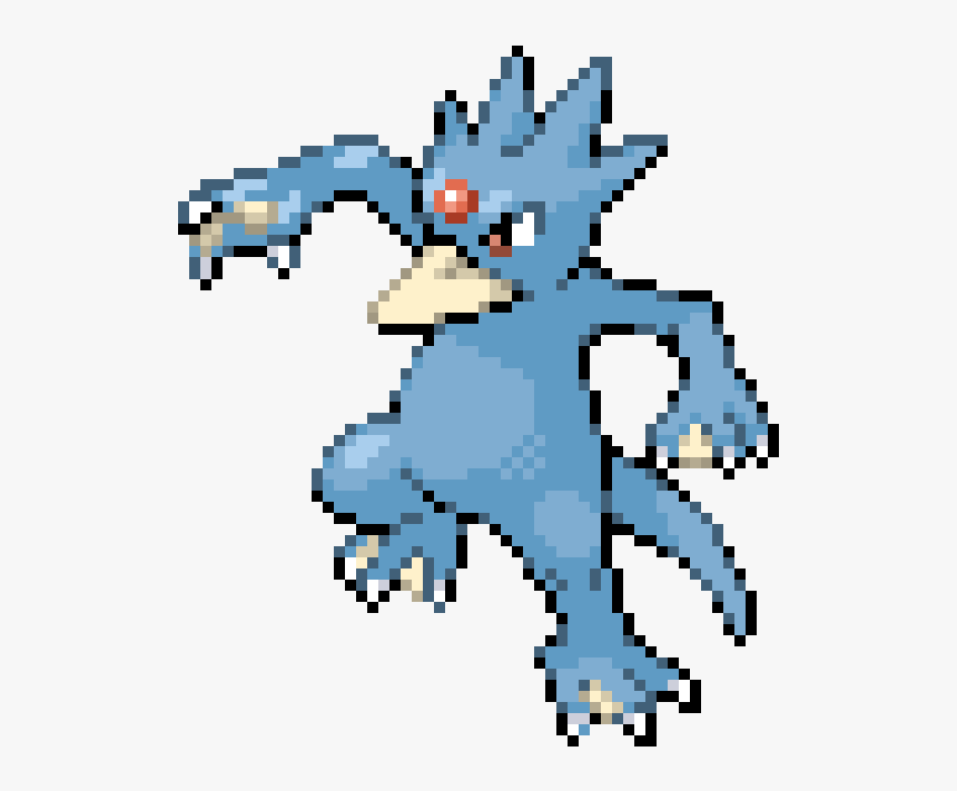 Golduck , Png Download - Golduck Pixel Art Grid, Transparent Png ...