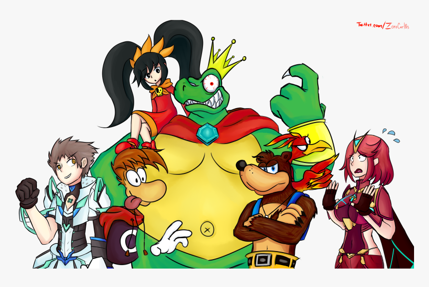 Super Smash Bros Ultimate Rayman, HD Png Download , Transparent Png ...