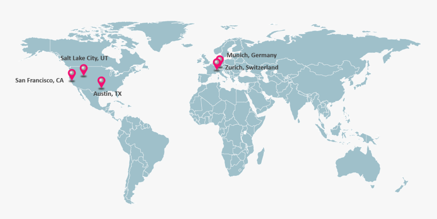 Myriad Genetics Is A Global Company - Blank Large World Map, HD Png ...
