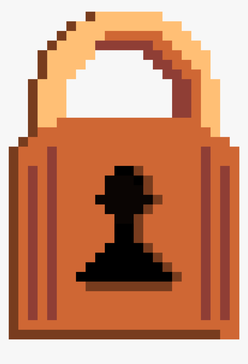 Lock Pixel Art Png, Transparent Png , Transparent Png Image - PNGitem