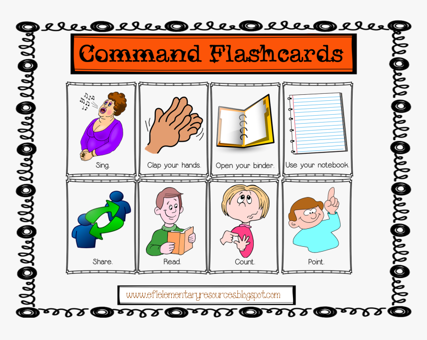 Classroom Commands, HD Png Download , Transparent Png Image - PNGitem