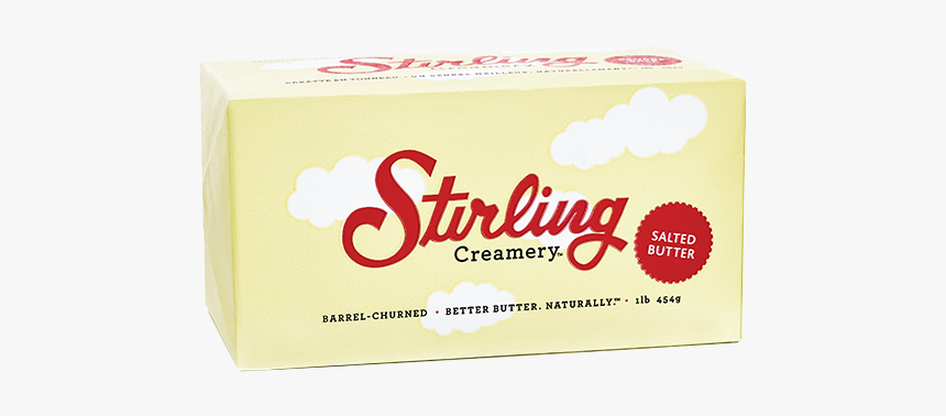 Stirling Creamery Salted Butter - Stirling Creamery, HD Png Download ...