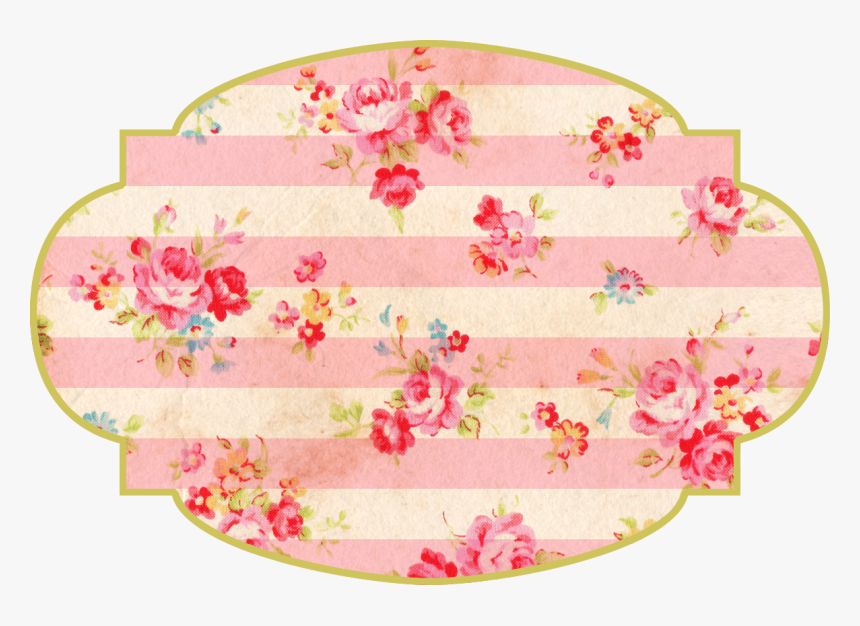 Png File Blank Tag - Free Printable Floral Label, Transparent Png ...