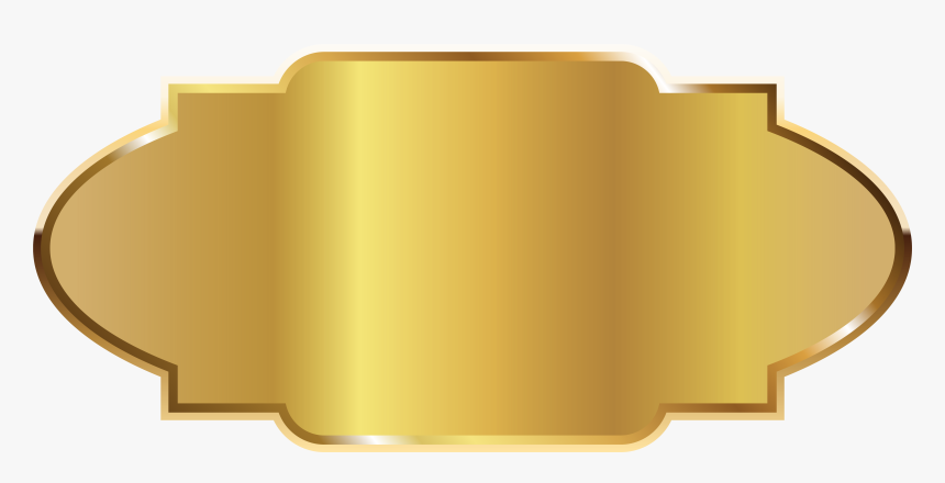 Golden Label Template Png - Label Golden, Transparent Png , Transparent ...