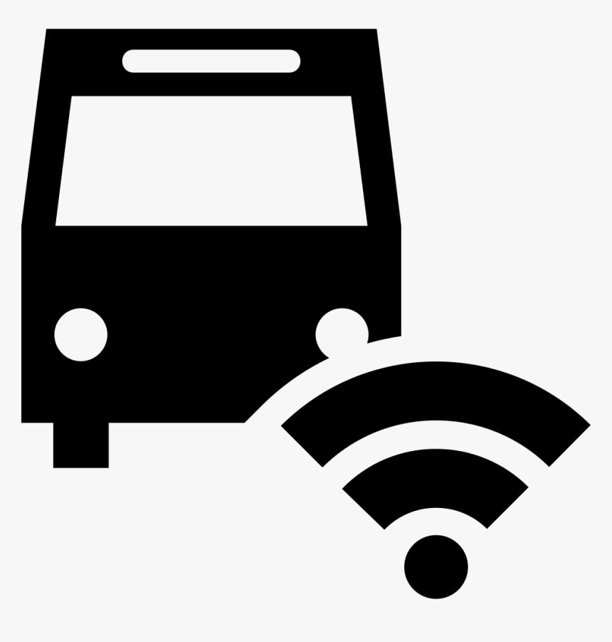 Bus And Wifi Signal Comments - Bus Wifi Icon Png, Transparent Png ...