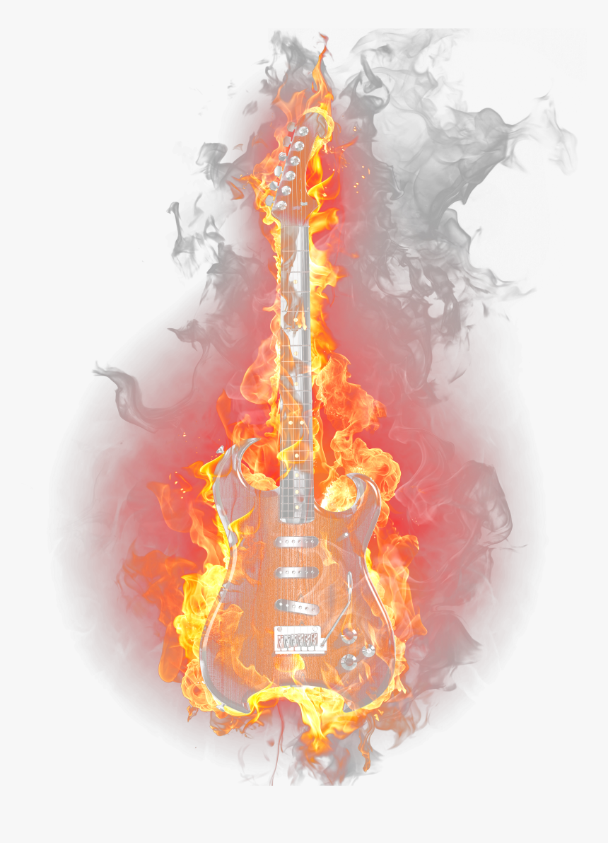 Fire Light Flame Guitar Burning Png Download Free Clipart, Transparent ...