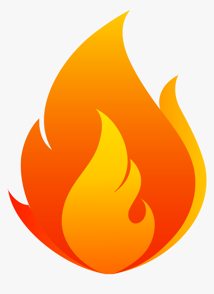 Red Vector Flowing Flames - Transparent Flame Vector, HD Png Download ...