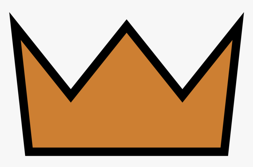 Simple Bronze Crown - Silver Crown Png Cartoon, Transparent Png ...
