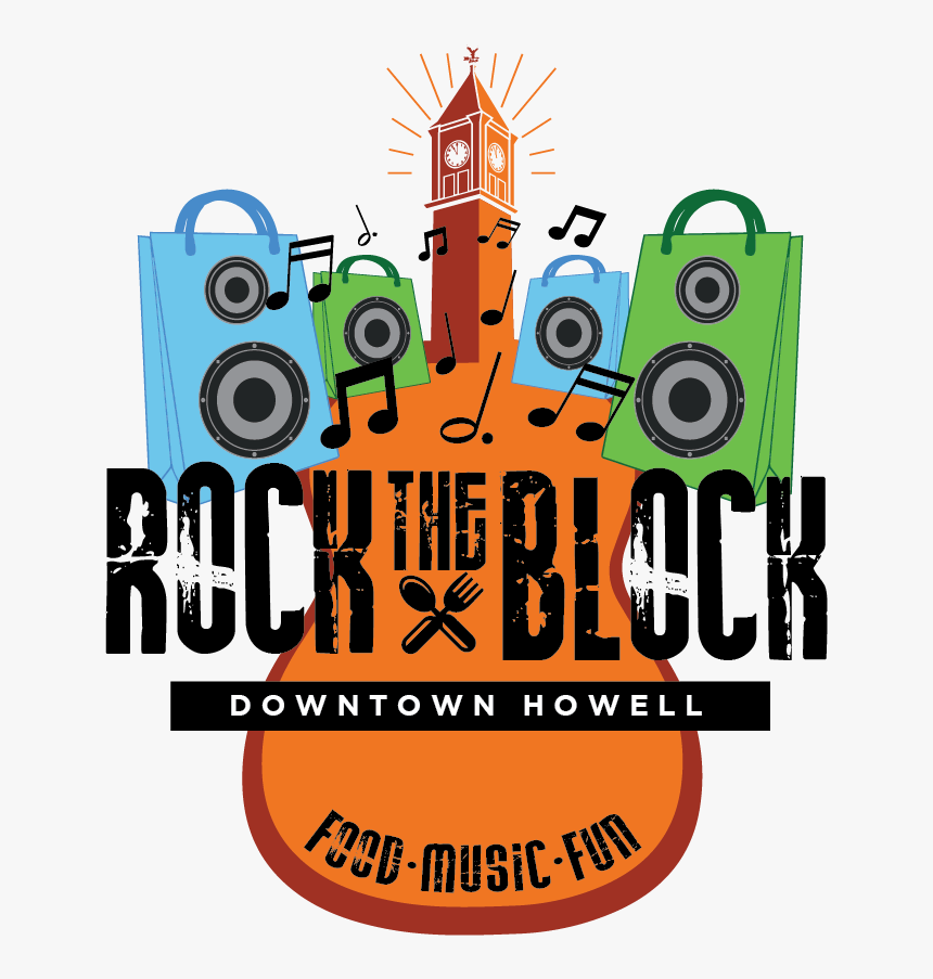 New Rock The Block Logo - Rock The Block Howell Logo, HD Png Download ...