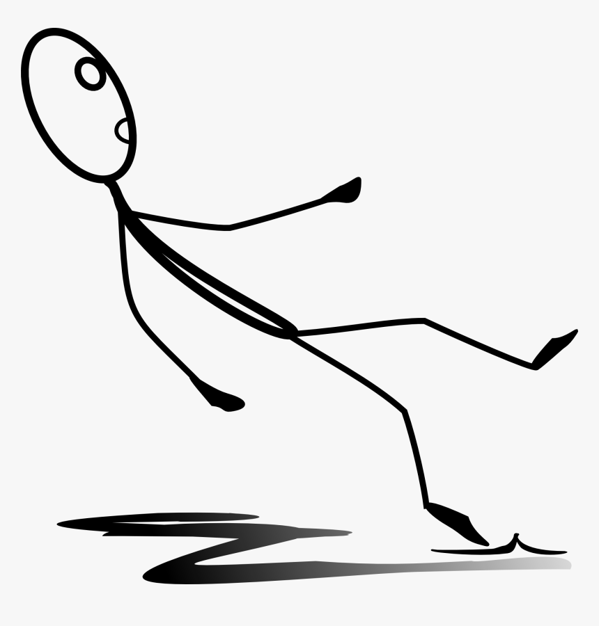 Stick Figure Falling, HD Png Download , Transparent Png Image - PNGitem
