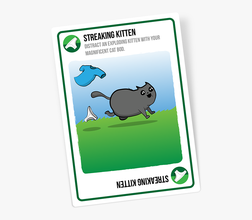 Exploding Kittens Streaking Kittens, HD Png Download , Transparent Png Image - PNGitem