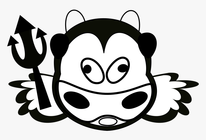Evil Cow Clip Art , Png Download - Postage Stamp Clip Art, Transparent ...