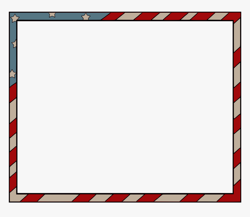 American Flag Power Point Background - American Flag Border Transparent ...