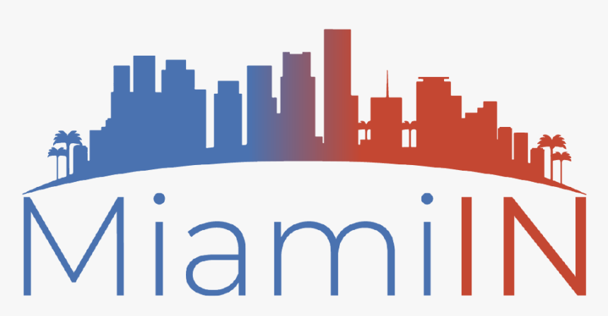 Free Miami Skyline Vector - Miami Skyline Silhouette, HD Png Download ...