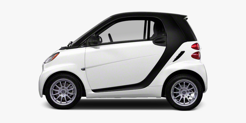 White Smart Car Side View, HD Png Download , Transparent Png Image ...