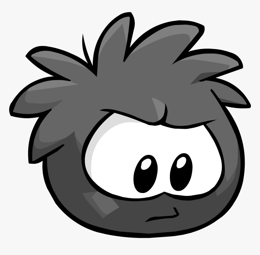 Blackpuffle - Puffles Club Penguin Png, Transparent Png , Transparent ...