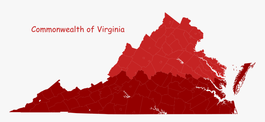State Map - 2019 Virginia Voting Map, HD Png Download , Transparent Png ...