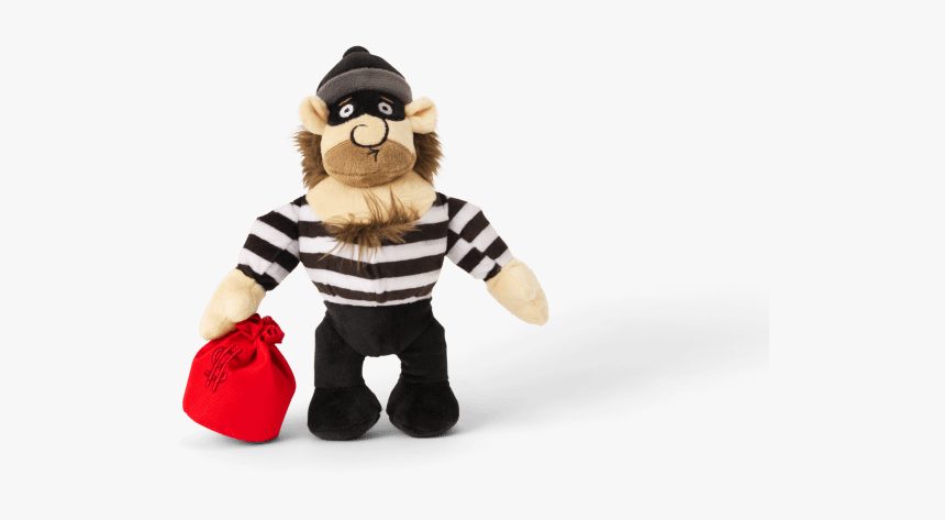 Robber Dog Toy - Stuffed Toy, HD Png Download , Transparent Png Image ...