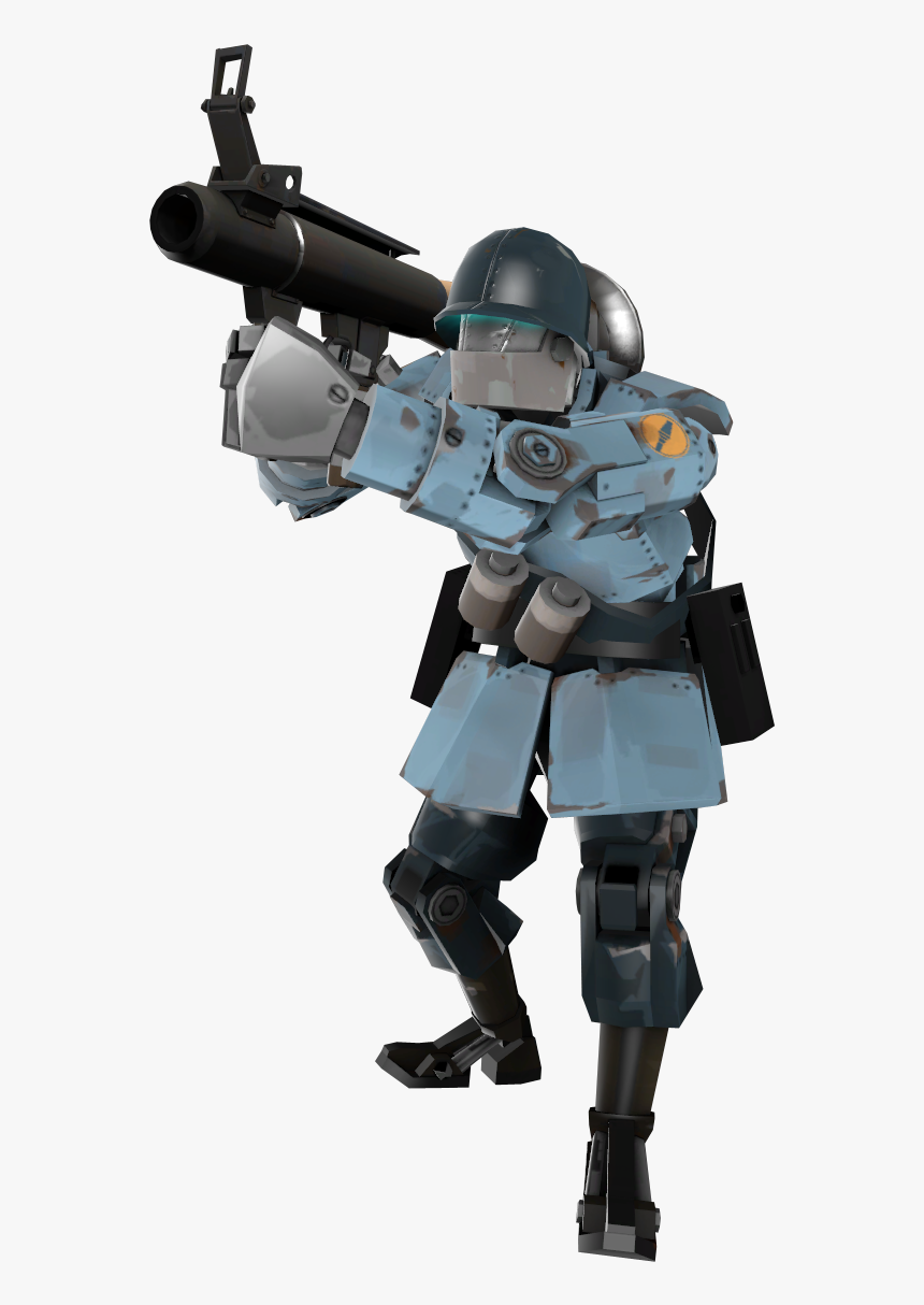 Tf2 Mvm Soldier Robot, HD Png Download , Transparent Png Image - PNGitem