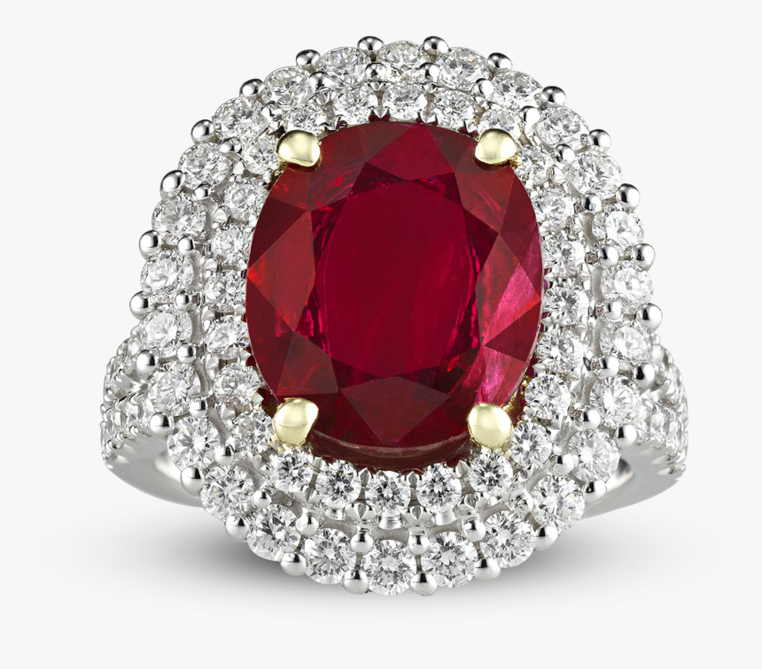 Burma Ruby And Diamond Ring, - Ring, HD Png Download , Transparent Png ...