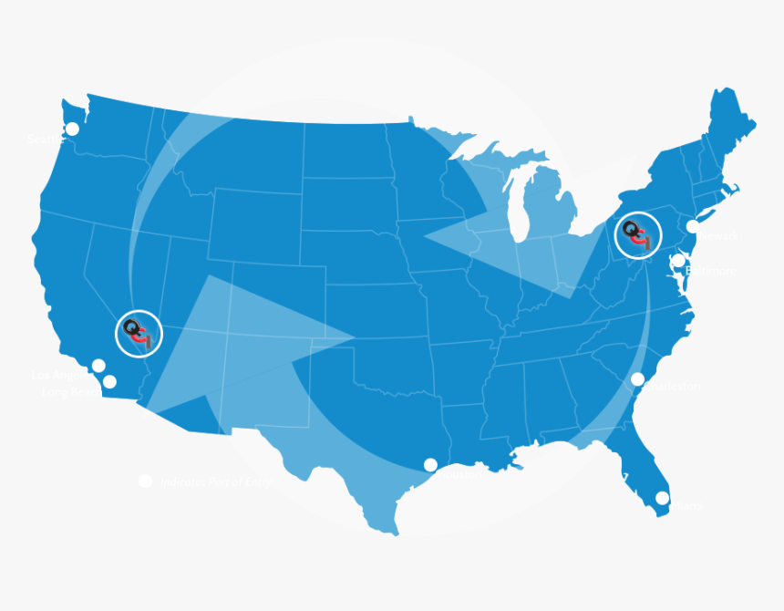 2016 Election Map Purple, HD Png Download , Transparent Png Image - PNGitem