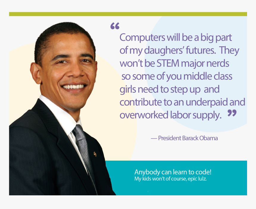Hour Of Code Resources - Barack Obama Coding Quote, HD Png Download ...