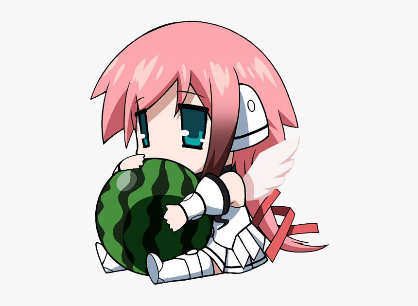 Thumb Image - Anime Girl With Watermelon, HD Png Download , Transparent ...