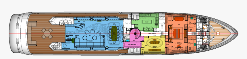 Main Deck - Floor Plan, HD Png Download , Transparent Png Image - PNGitem