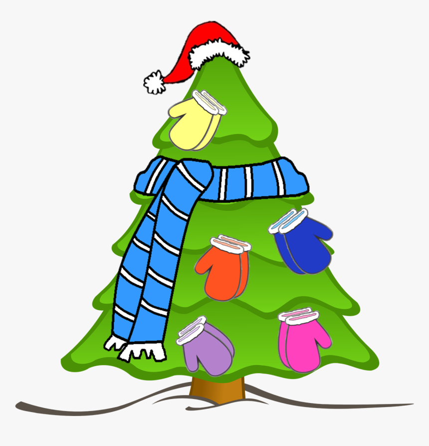 Hat And Mitten Tree, HD Png Download , Transparent Png Image - PNGitem