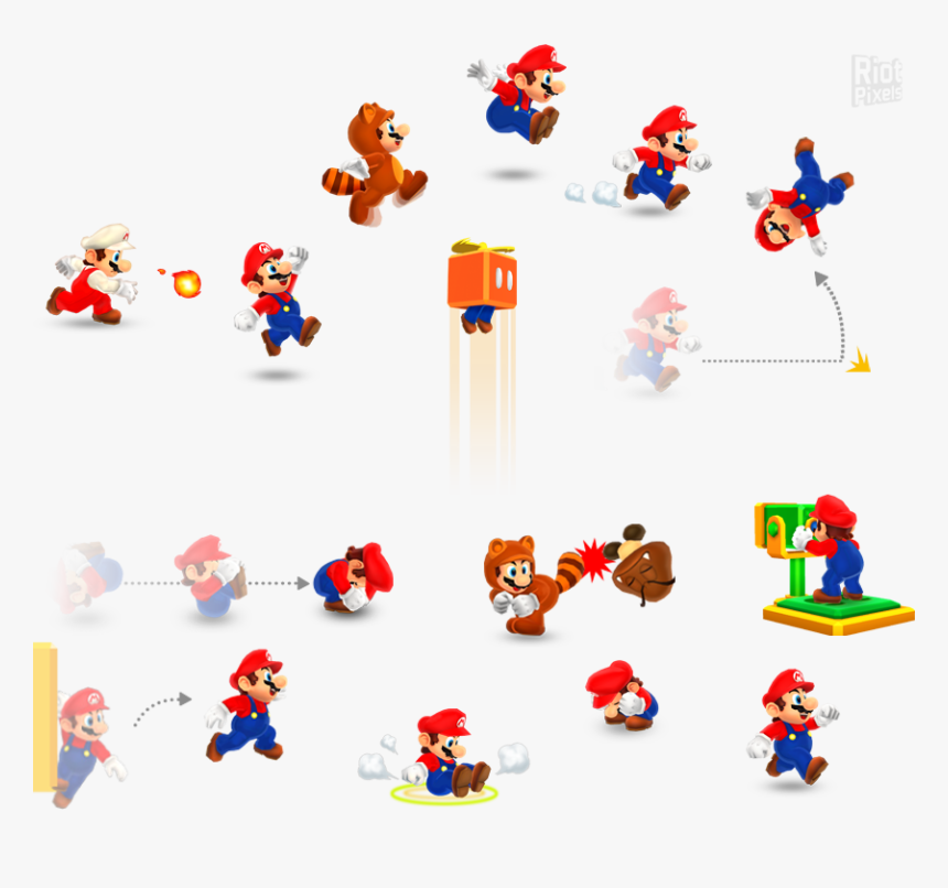 Super Mario 3d Land Art, HD Png Download , Transparent Png Image - PNGitem