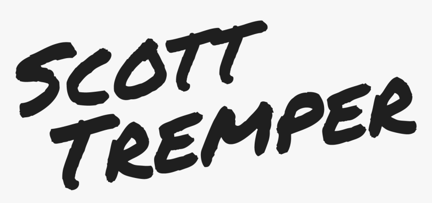 Scott Tremper - Calligraphy, HD Png Download , Transparent Png Image ...