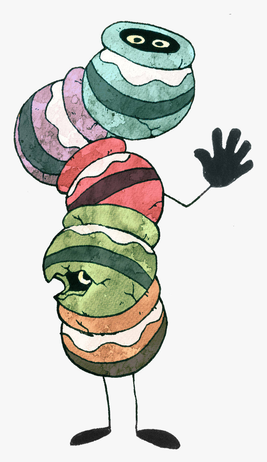 Pot Friends creatures That Hide In Pots - Pot Fakemon, HD Png Download ...