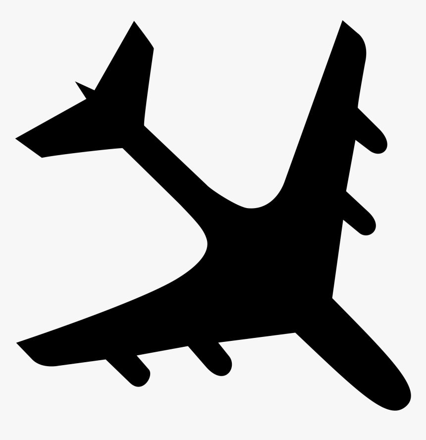Aircraft Black Png And White, Transparent Png , Transparent Png Image ...