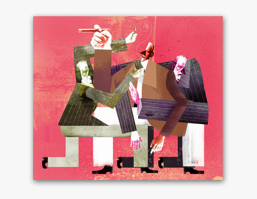 Sigmund Freud - Greeting Card, HD Png Download , Transparent Png Image ...