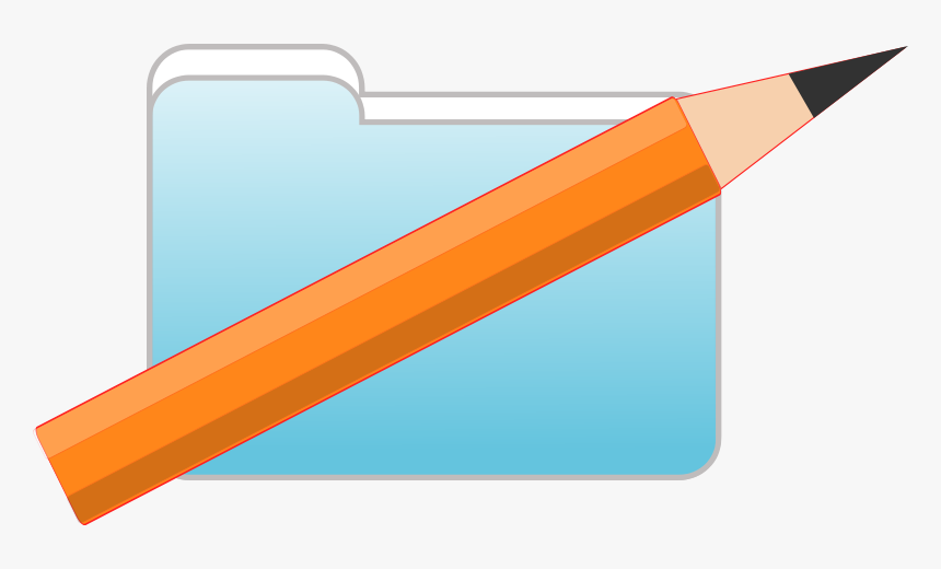 Art Folder Icon - Folder And Pencil, HD Png Download , Transparent Png ...