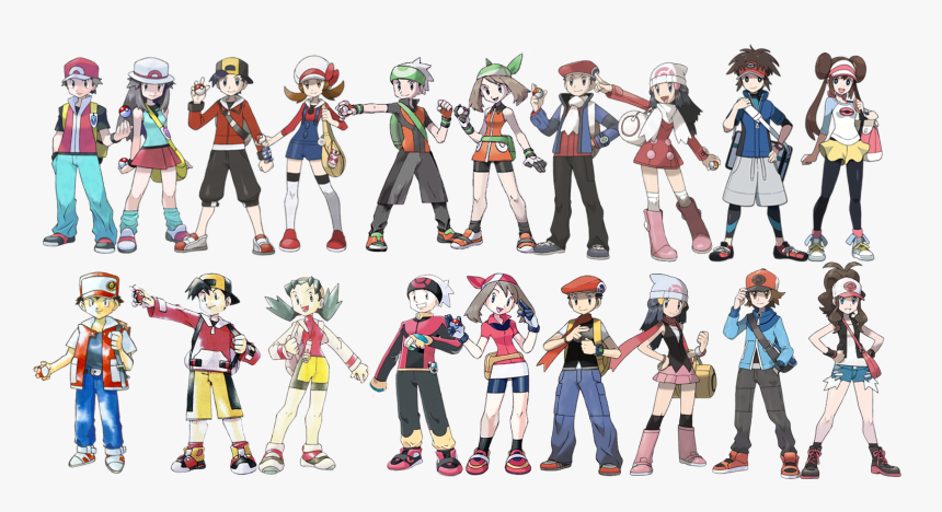Pokemon Playable Characters, HD Png Download , Transparent Png Image ...