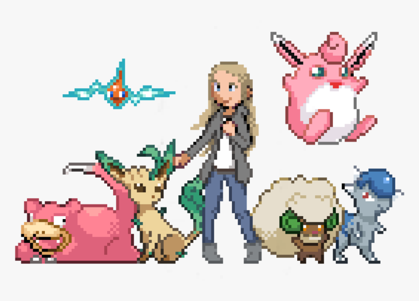 Pokémon Team Commission - Cartoon, HD Png Download , Transparent Png ...
