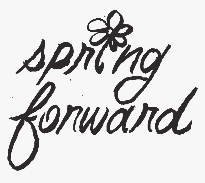 Spring Forward Png - Spring Black And White, Transparent Png ...