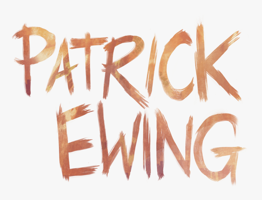 Patrick Ewing - Calligraphy, HD Png Download , Transparent Png Image ...