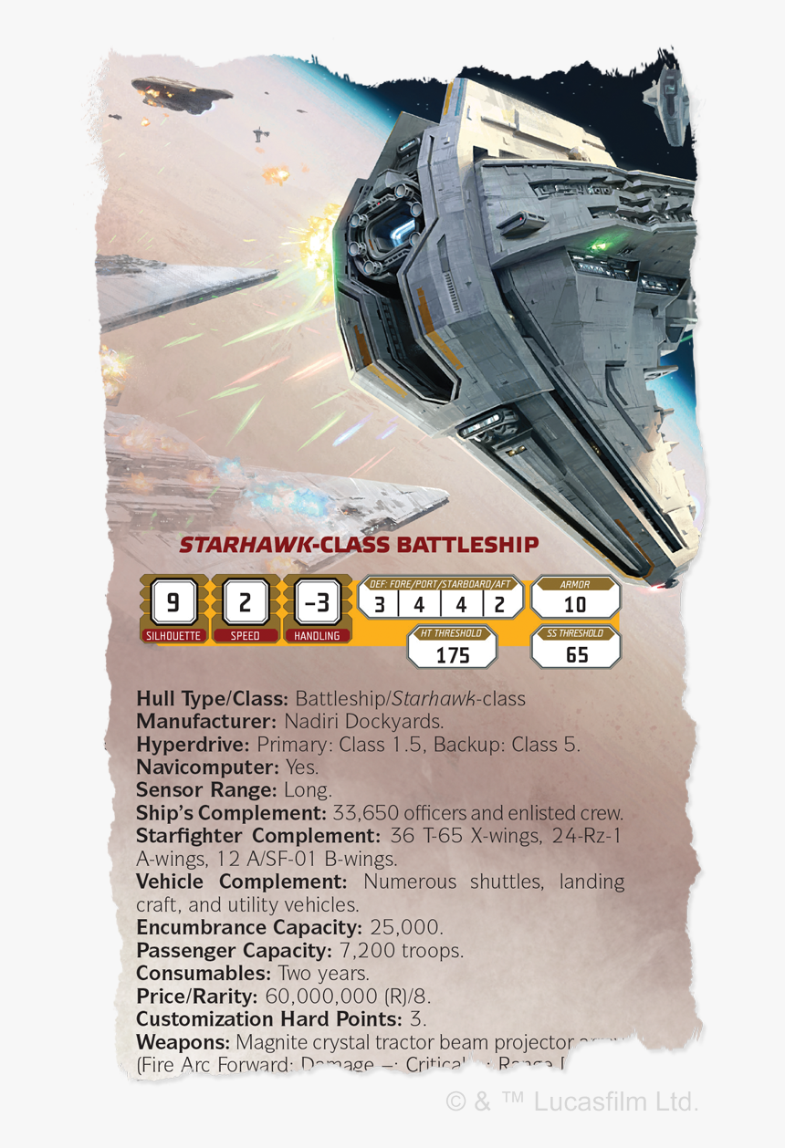 Star Wars Star Hawk, HD Png Download , Transparent Png Image - PNGitem