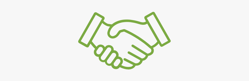 Meet - Handshake Drawing Step By Step, HD Png Download , Transparent ...