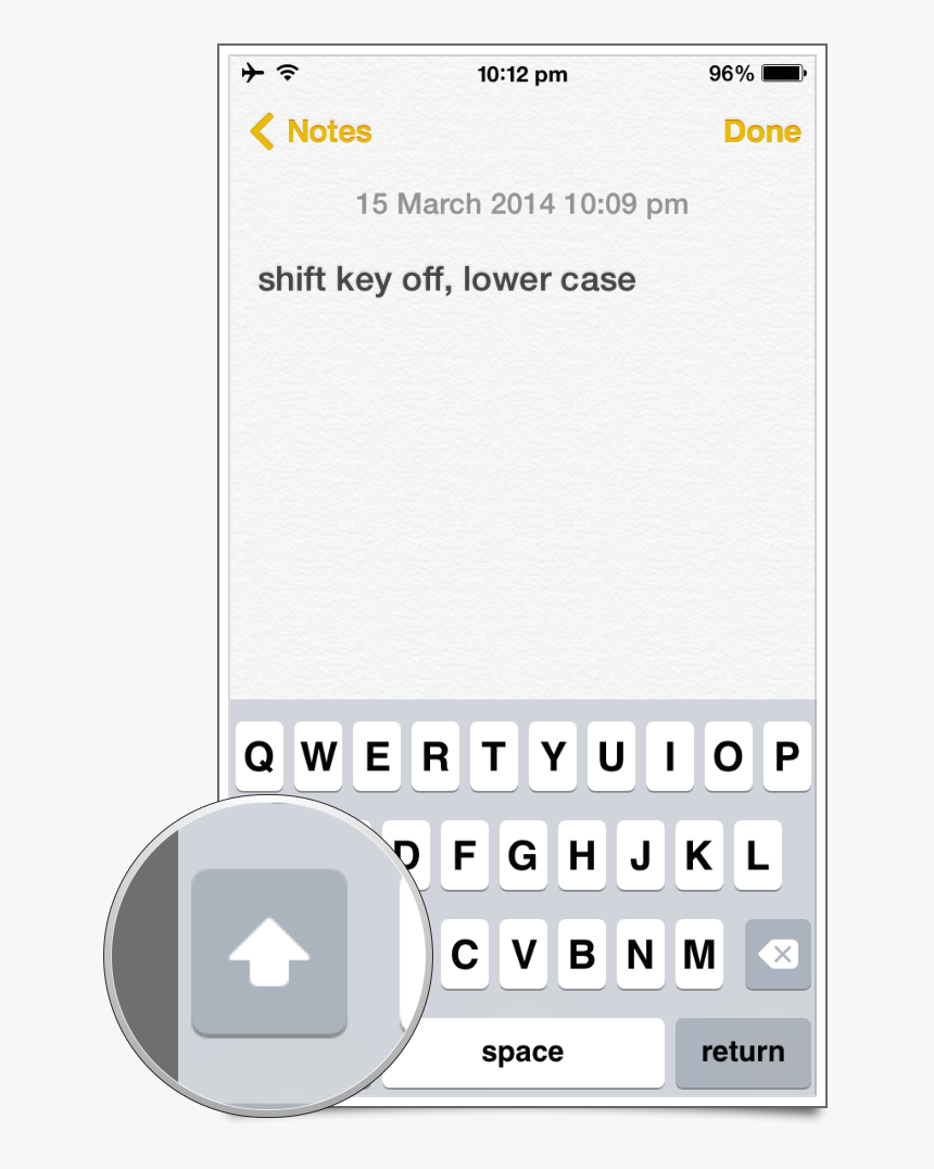 Shit Key Off - Shift Key On Phone, HD Png Download , Transparent Png ...