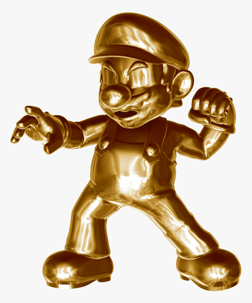 Gold Mario Amiibo Png - Gold Mario, Transparent Png , Transparent Png ...