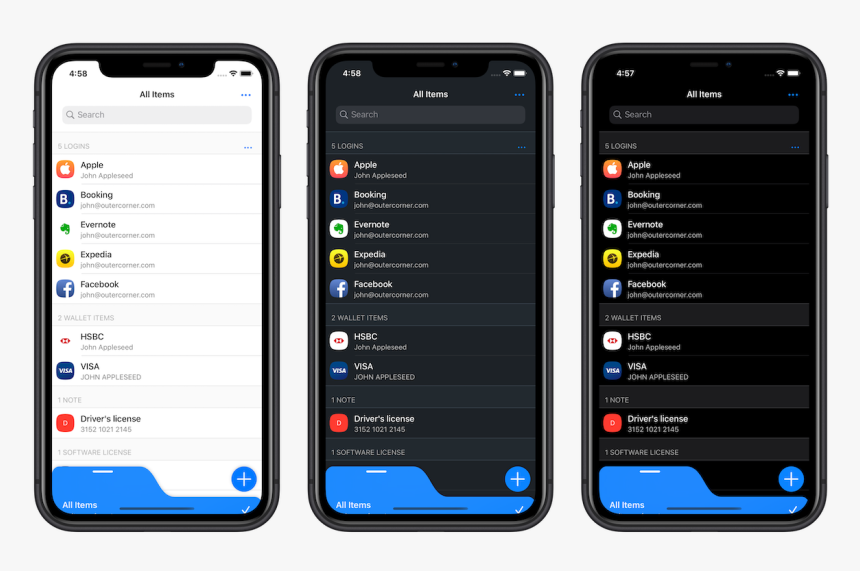 The Light, Dark And Black Themes On Secrets For Ios - Iphone, HD Png ...