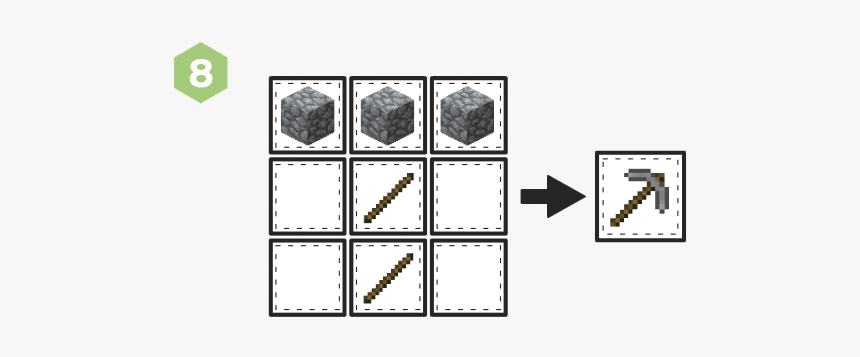 Minecraft Pickaxe, HD Png Download , Transparent Png Image - PNGitem